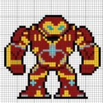 25 Invincible Iron Man Perler Beads - Cool Kids Crafts