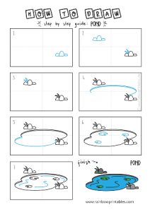 22 Magnificent and Lovely Sunset Drawings - Cool Kids Crafts