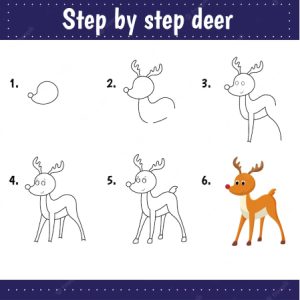 23 Cute and Easy Deer Drawings for Kids - Cool Kids Crafts