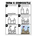 22 Splendid Sand Castle Drawings for Your Next Beach Trip - Cool Kids ...