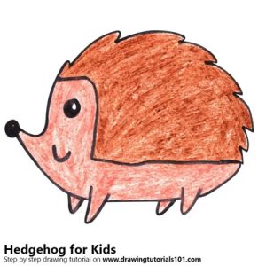 20 Cute and Heartwarming Hedgehog Drawings - Cool Kids Crafts