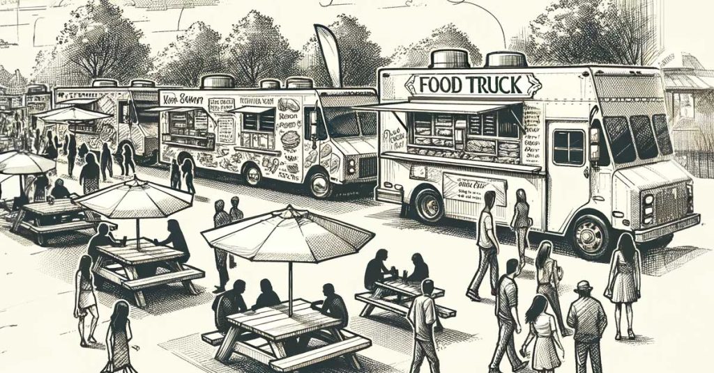 23 Cool Food Truck Drawings for Your Artistic Cravings - Cool Kids Crafts