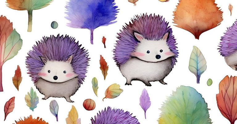 20 Cute and Heartwarming Hedgehog Drawings - Cool Kids Crafts