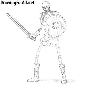 21 Fun and Easy Skeleton Drawings - Cool Kids Crafts