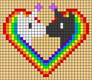 19 Eye-Catching Heart Perler Bead Patterns - Cool Kids Crafts