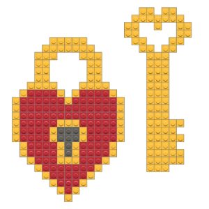 19 Eye-Catching Heart Perler Bead Patterns - Cool Kids Crafts