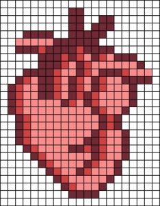 19 Eye-Catching Heart Perler Bead Patterns - Cool Kids Crafts